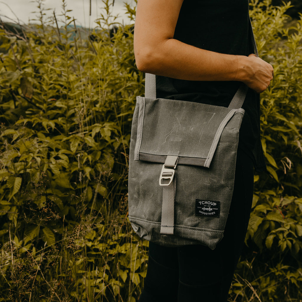 Convertible Mini Flap Pack Charcoal – Tchoup Industries