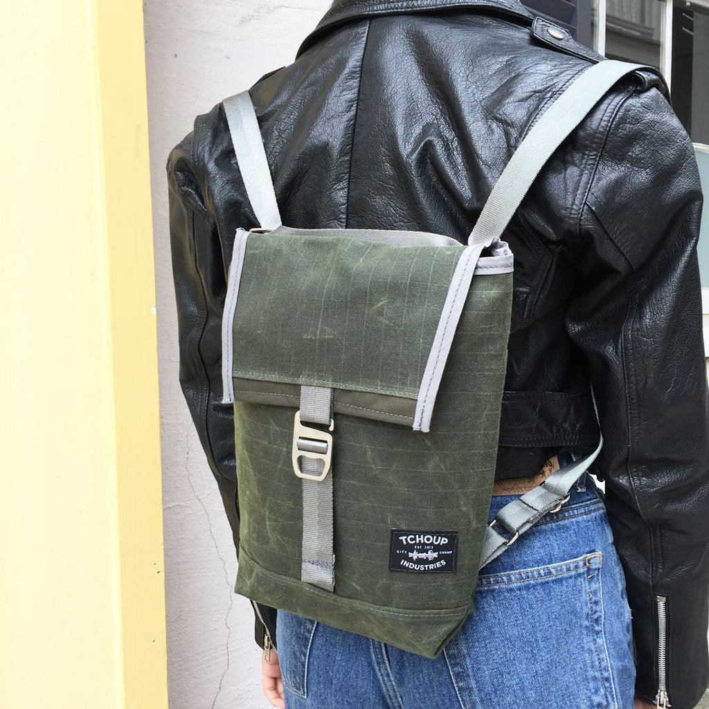 Convertible Mini Flap Pack Olive – Tchoup Industries